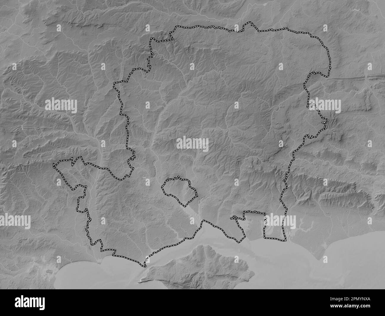 Carte de eastleigh Banque d'images noir et blanc - Alamy