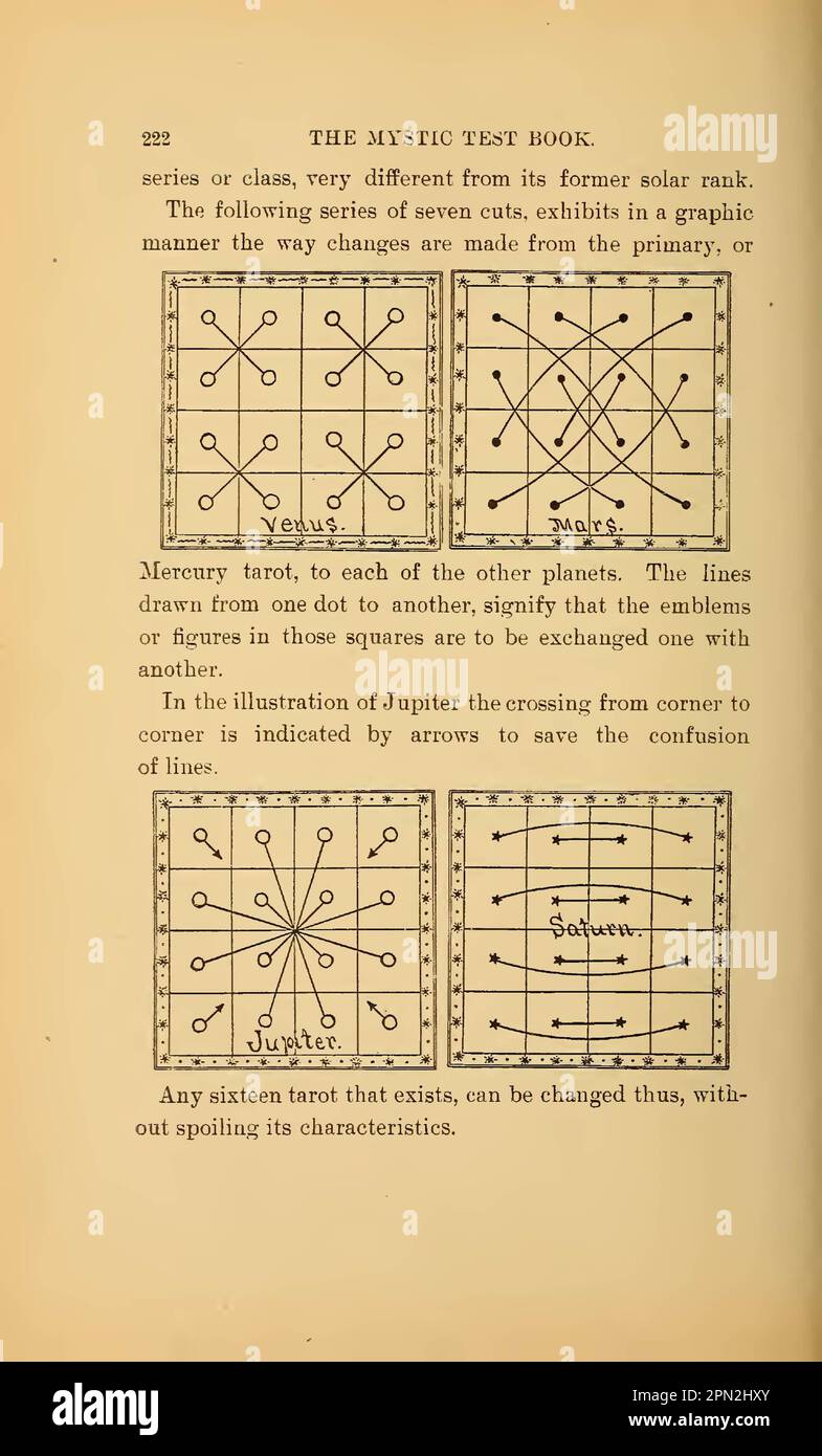 The mystic test book Banque de photographies et d’images à haute ...