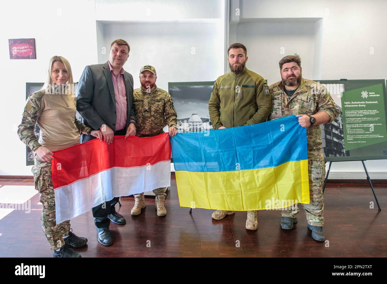15 avril 2023, Wroclaw, Wroclaw, Pologne: ''par la guerre'' - l ...