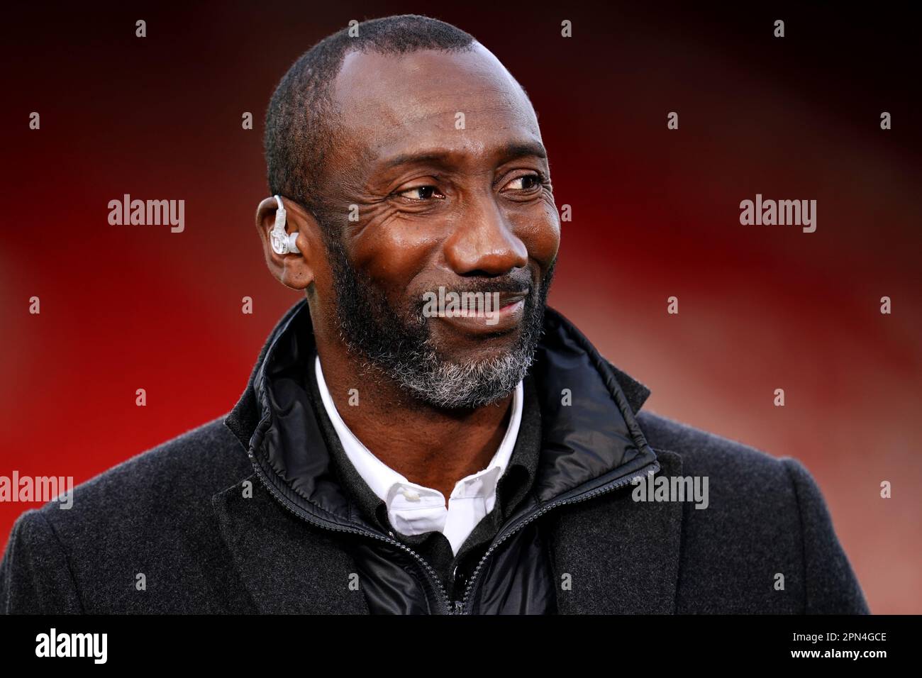 Jimmy Floyd Hasselbaink à la fin du match de la Premier League au City ...