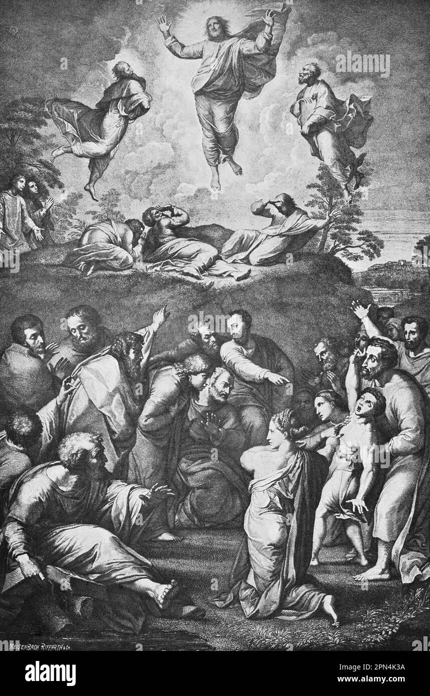 La transfiguration de Jésus-Christ, bible, Nouveau Testament, Matthieu ...