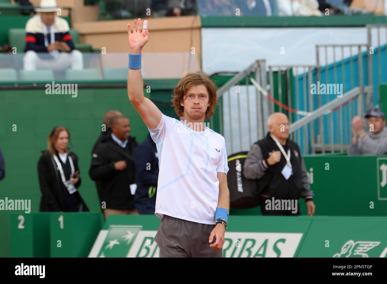Monaco, Monaco. 15th avril 2023. Court Rainier III, ROLEX Monte-Carlo ...