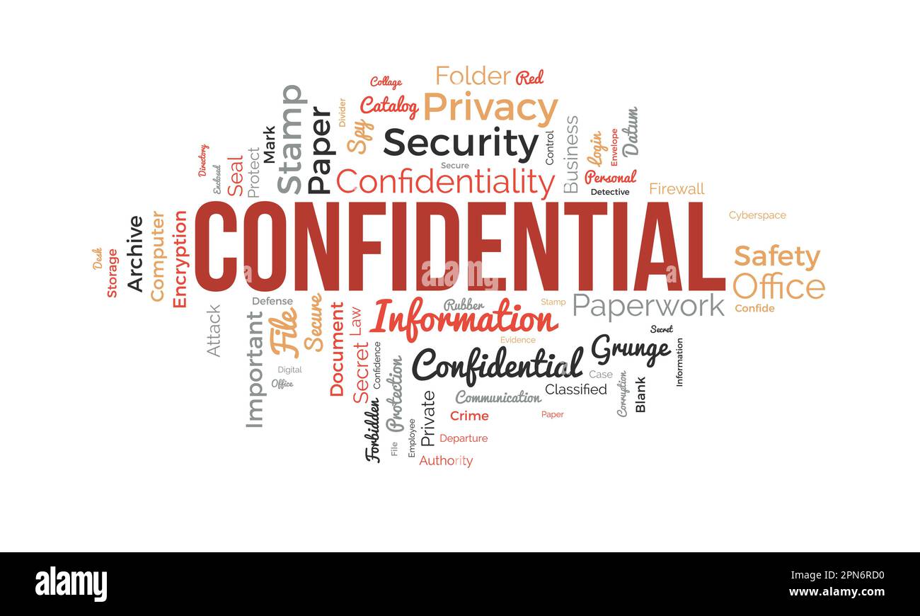 Confidential vector vectors Banque de photographies et d’images à haute ...