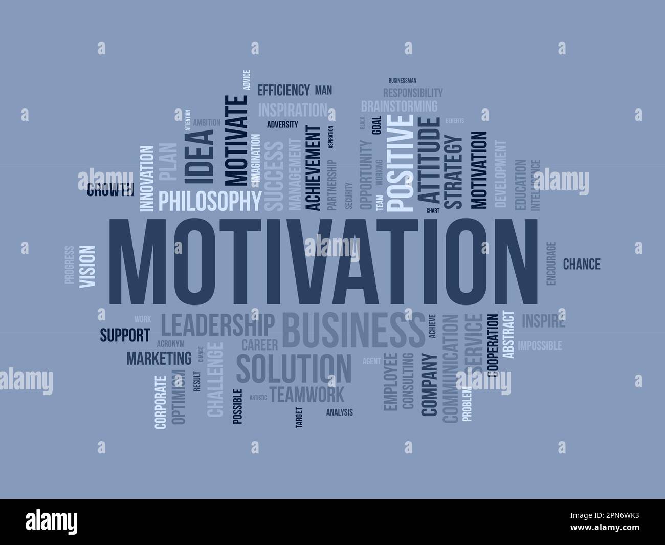 Mot de motivation Banque d'images vectorielles - Alamy