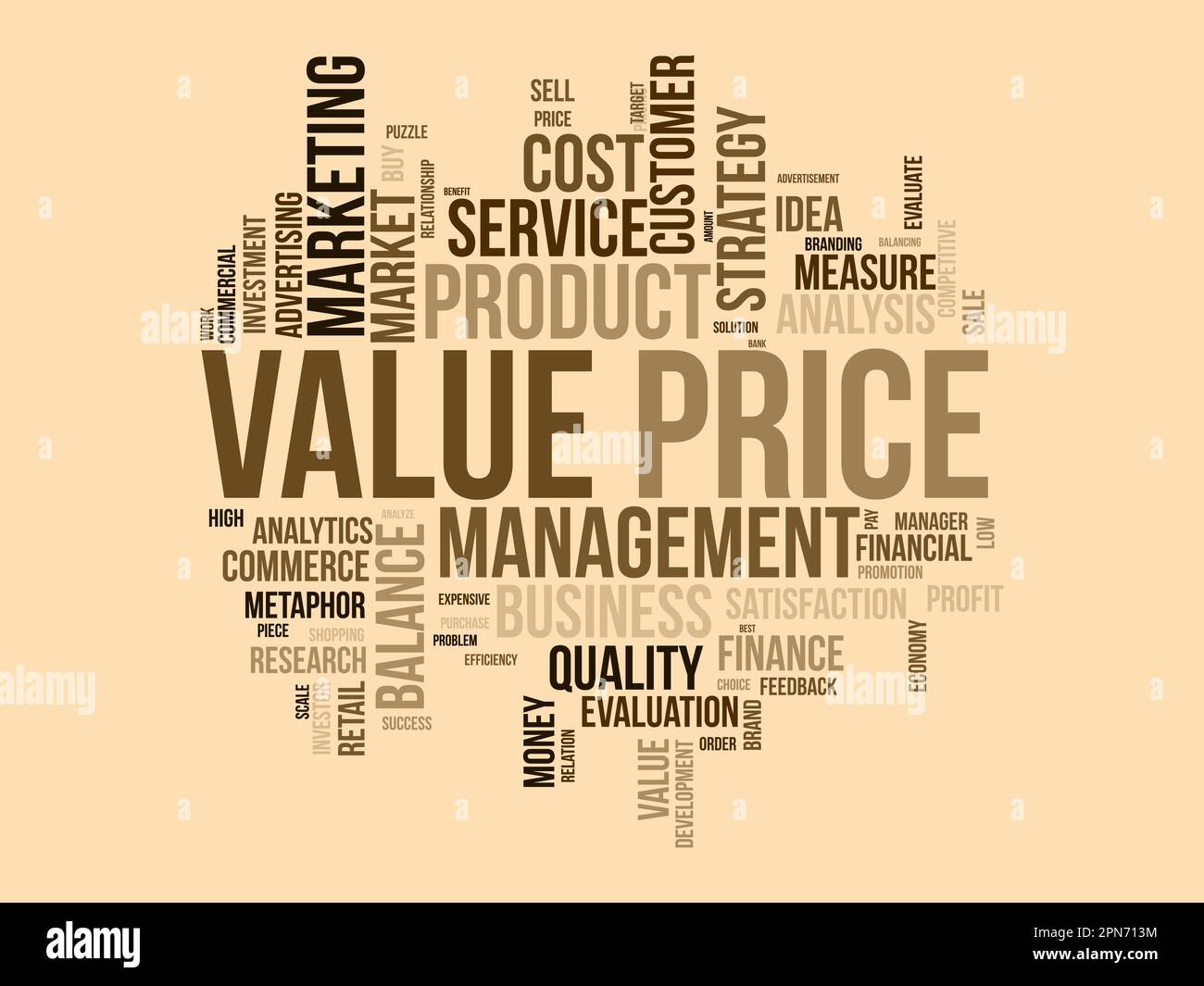Concept d'arrière-plan Word Cloud pour un prix abordable. Métaphore de ...