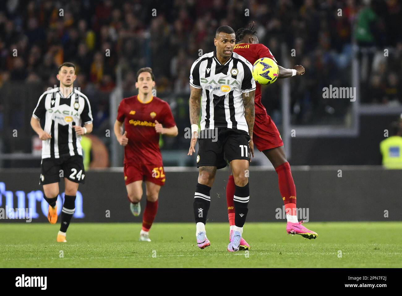 16 avril 2023, Rome, Italie: Wallace de Calcio Udinese pendant les 30th ...