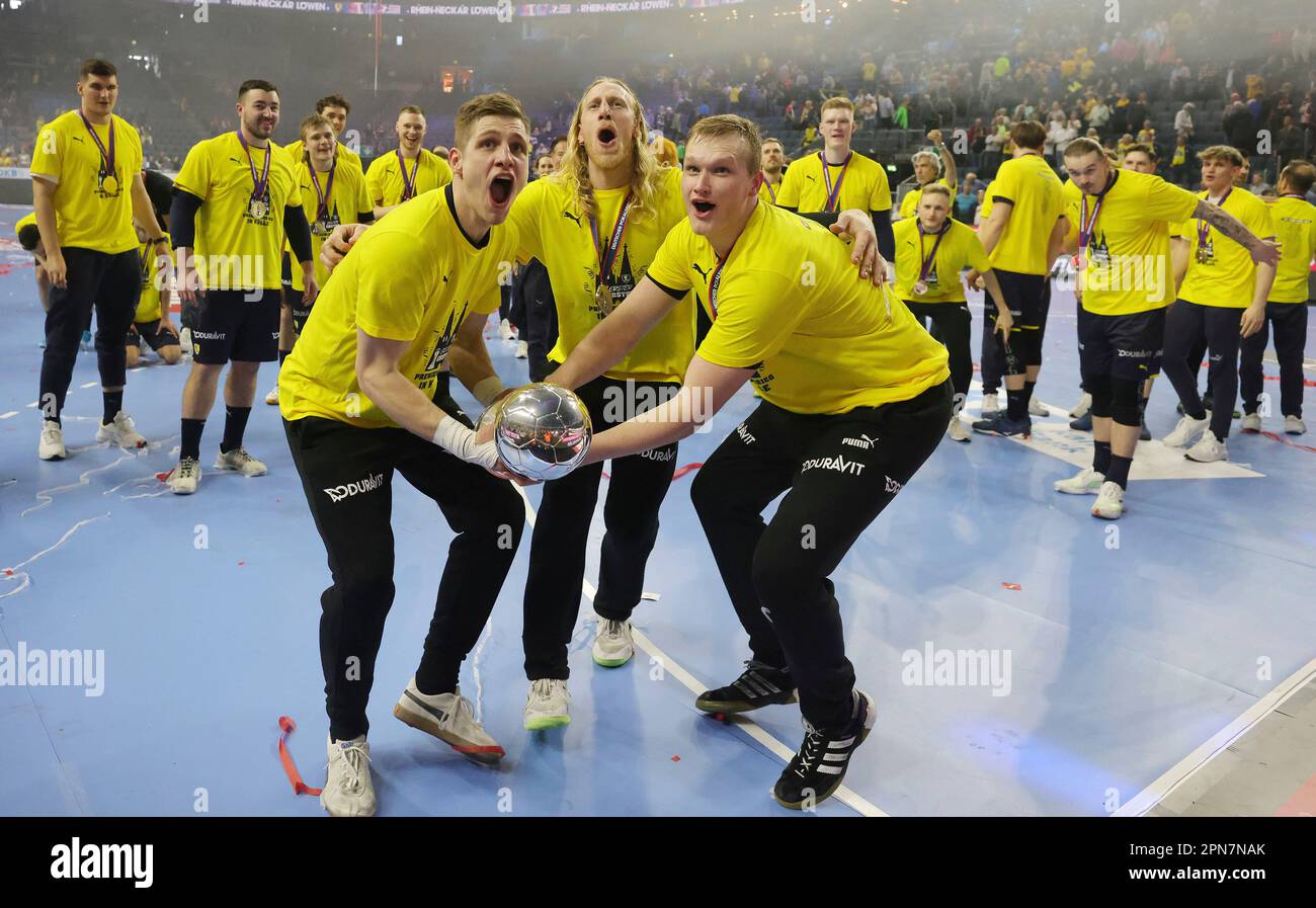 Cologne, Allemagne. 16th avril 2023. Firo: 16 avril 2023, Handball REWE ...