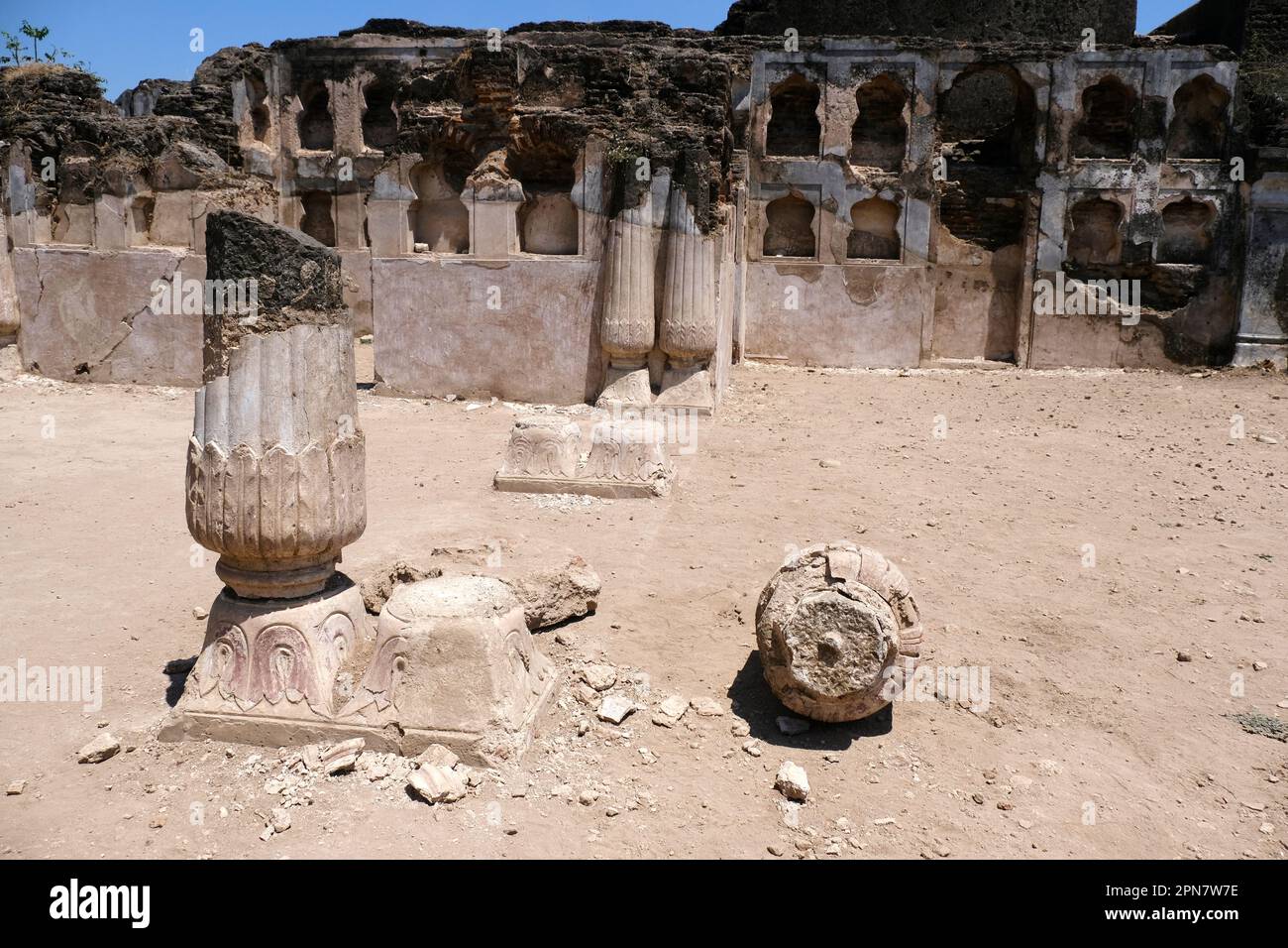 2 avril 2023, Pedgaon, Maharashtra, Inde, fort de Bahadur, Il y a un ...