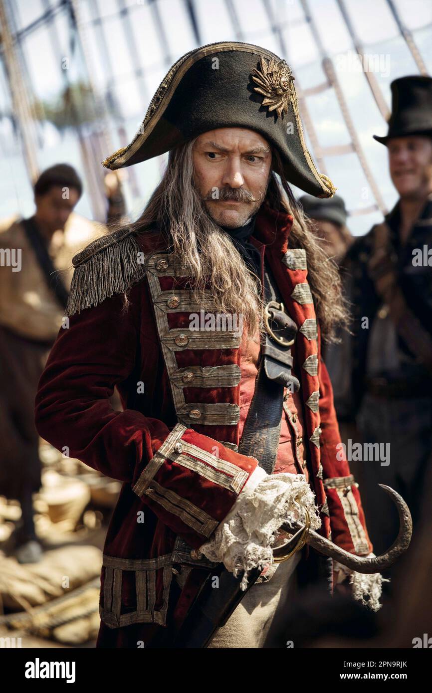 PETER PAN & WENDY, (alias PETER PAN ET WENDY), Jude Law, en tant que capitaine Hook, 2023. ph ...