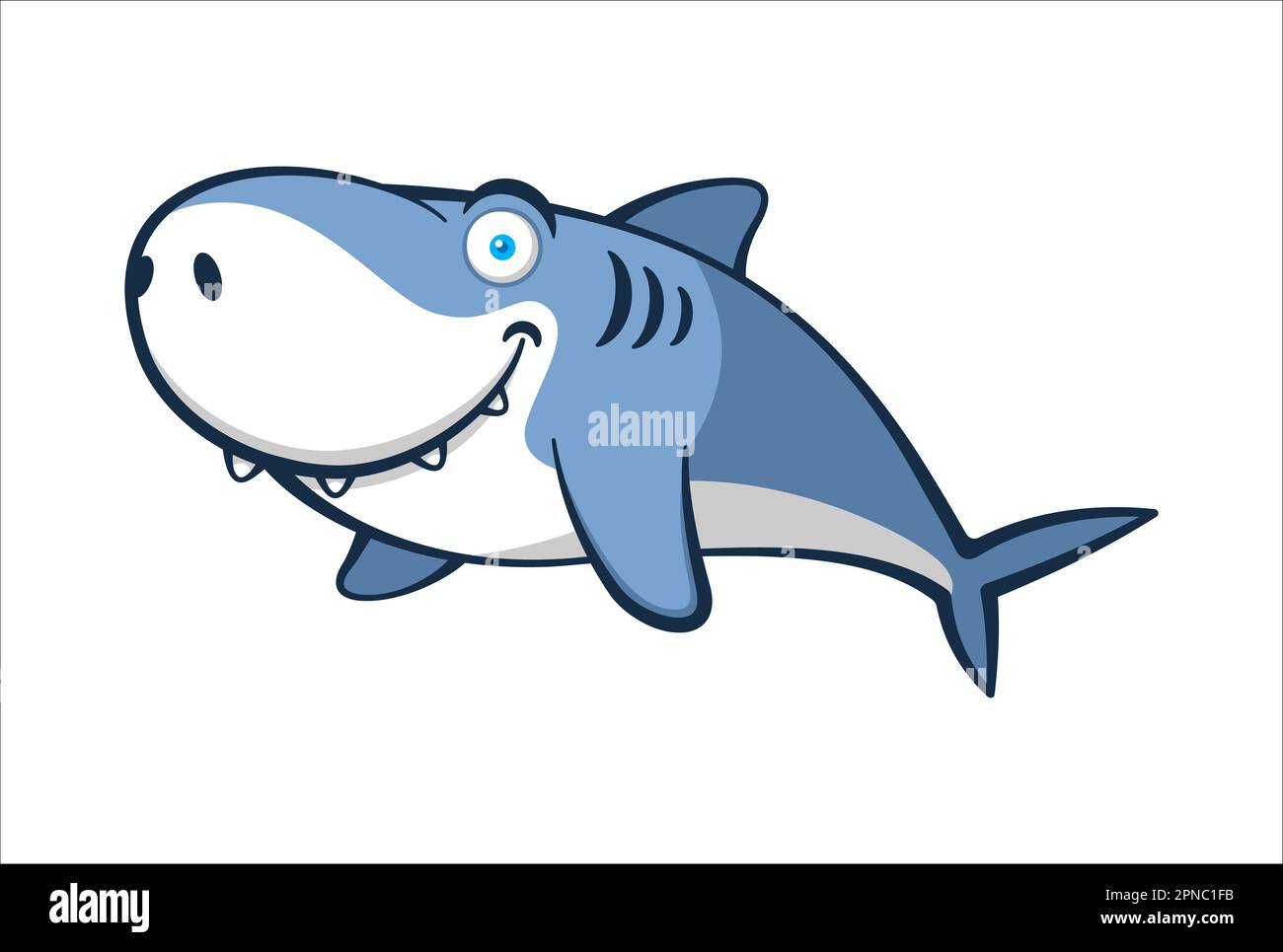 Le requin bleu Banque d'images vectorielles - Alamy