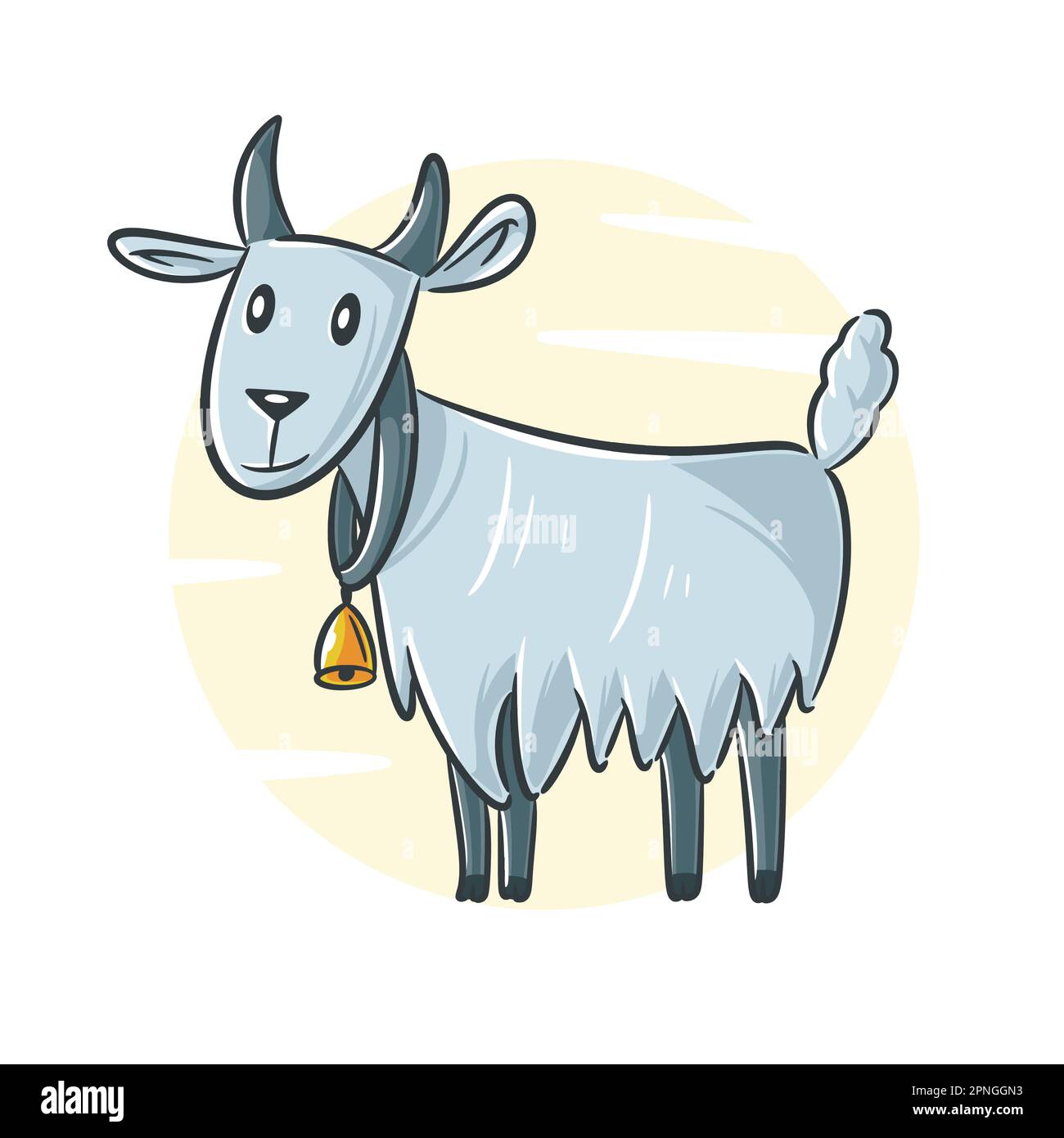 Dessin de chèvre Banque d'images détourées - Alamy