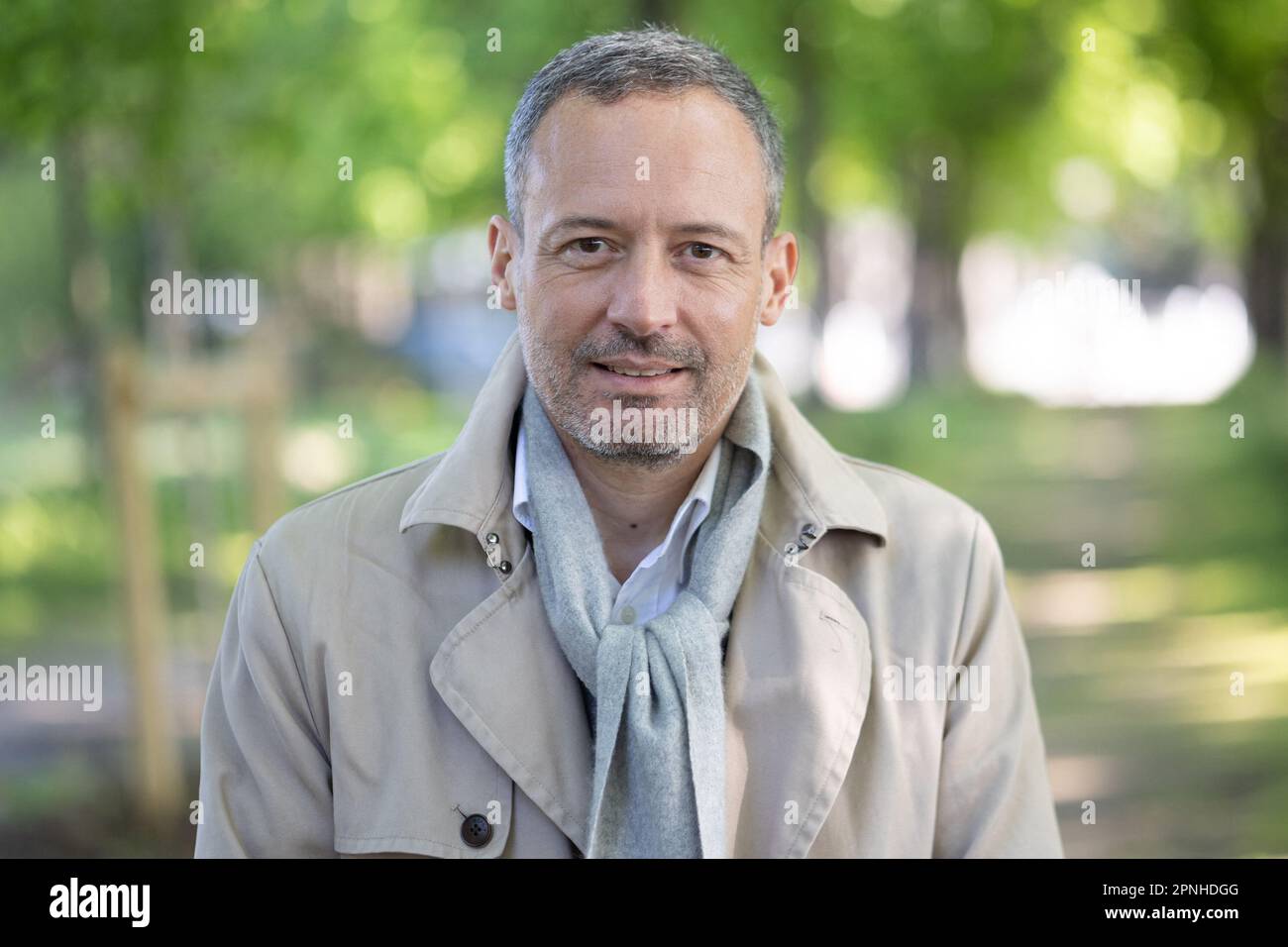 Portrait du Directeur régional Enedis Paris Nicolas Perrin lors de l'inauguration des terminaux ...