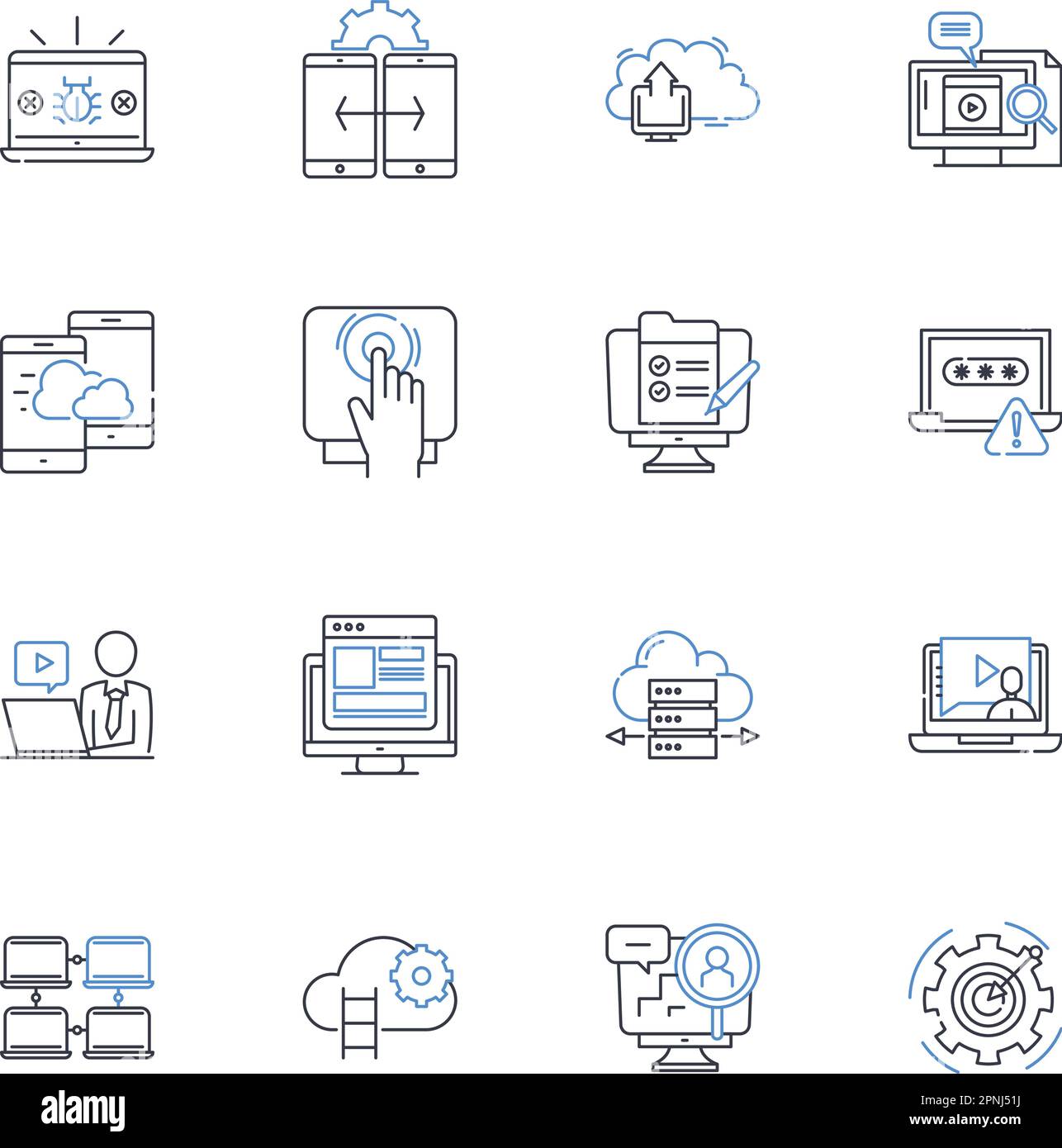 Une informatisation Banque d'images vectorielles - Alamy
