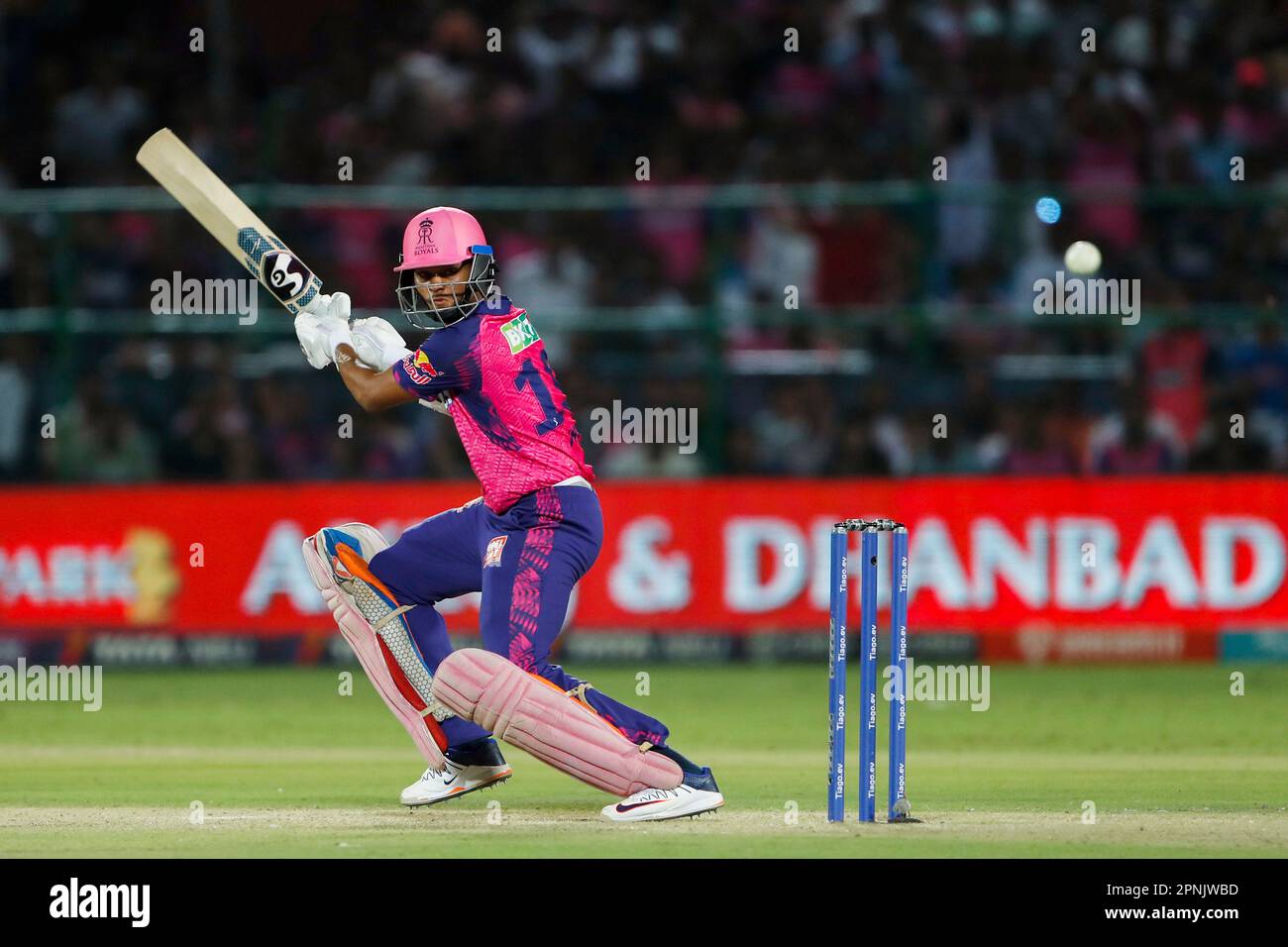 Rajasthan Royals’ Yashasvi Jaiswal bats during the Indian Premier ...