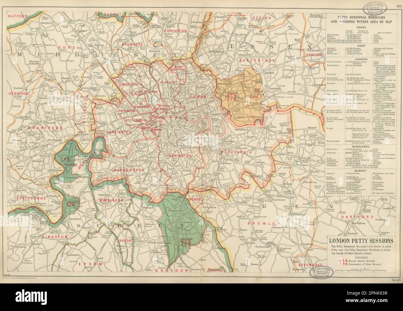 Map of london boroughs Banque de photographies et d’images à haute ...