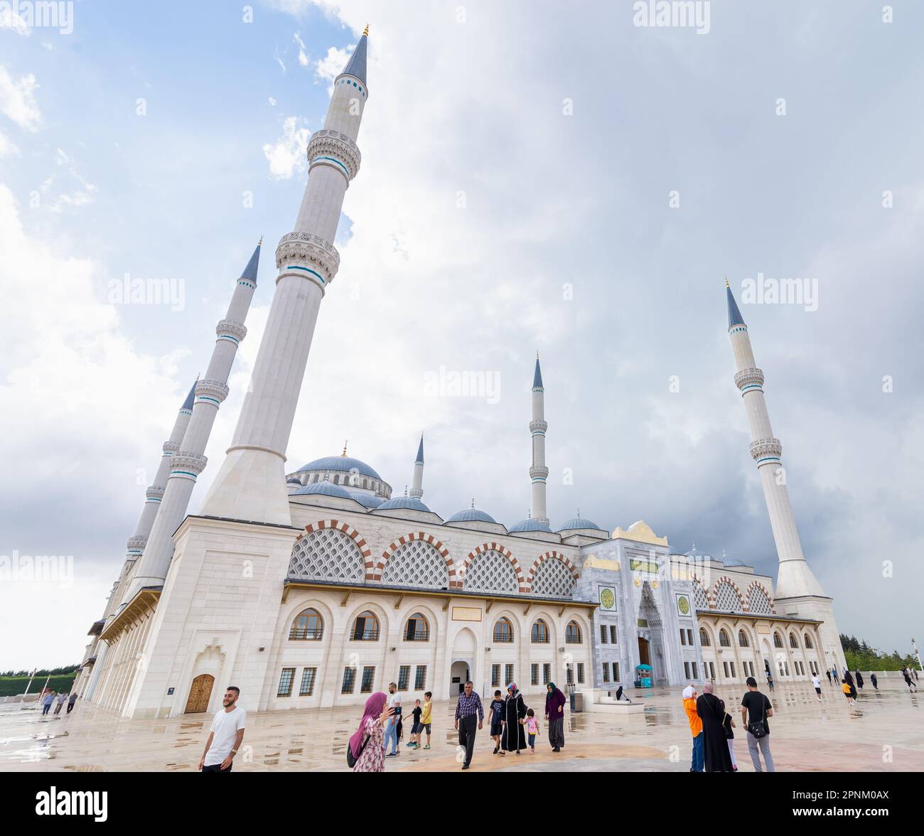 Istanbul, Turquie - 31 août 2022 : vue latérale à angle bas de la ...