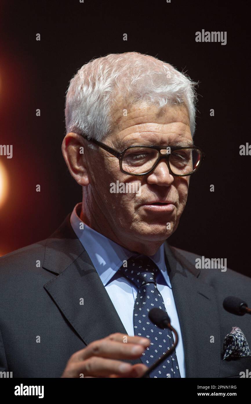 Toulon, France. 18th avril 2023. Eric champ est élu au Temple de la ...