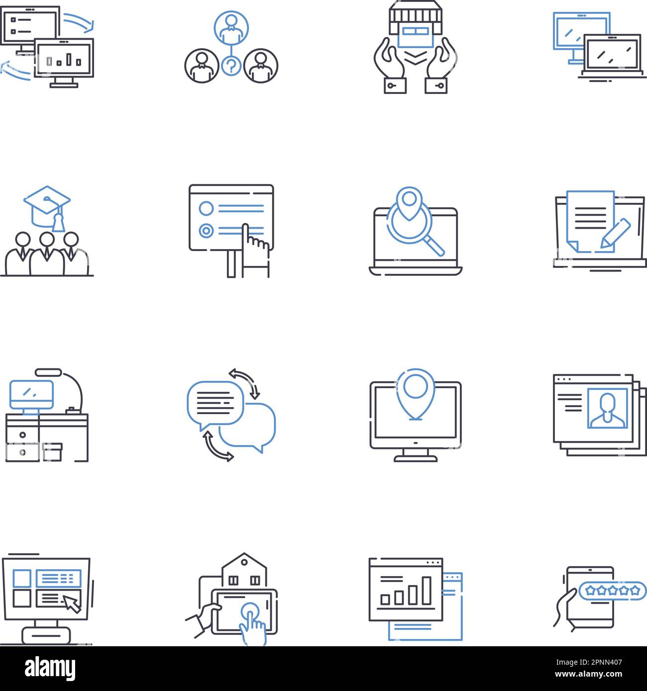 Apprentissage immersif virtuel Banque d'images vectorielles - Alamy