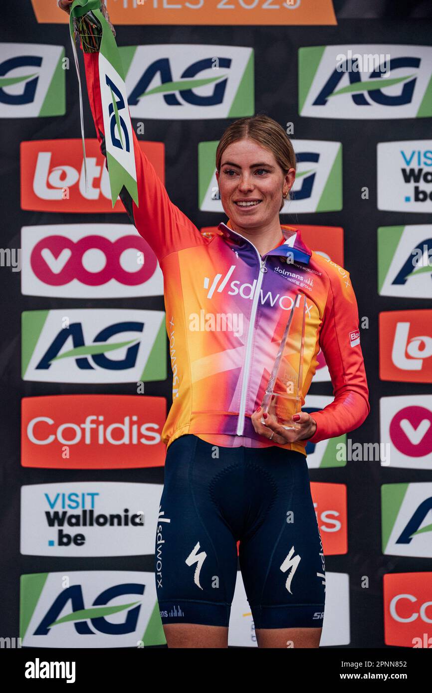 Photo de Zac Williams/SWpix.com- 19/04/2023 - Cyclisme - 2023 Fleche Wallone femmes - demi ...
