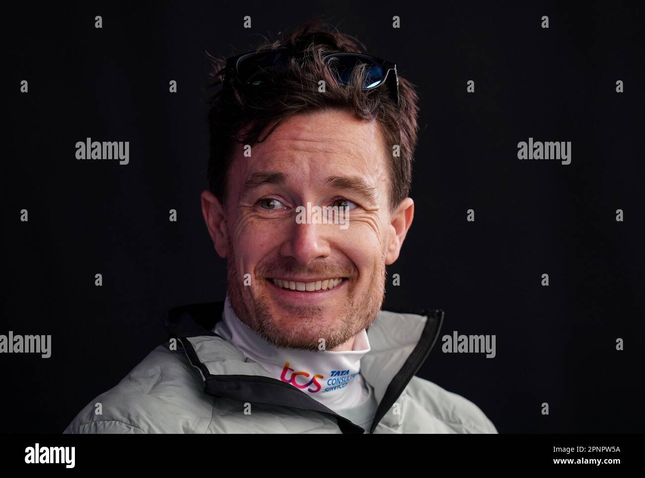 Chris Thompson lors d'une conférence de presse à Londres avant le ...