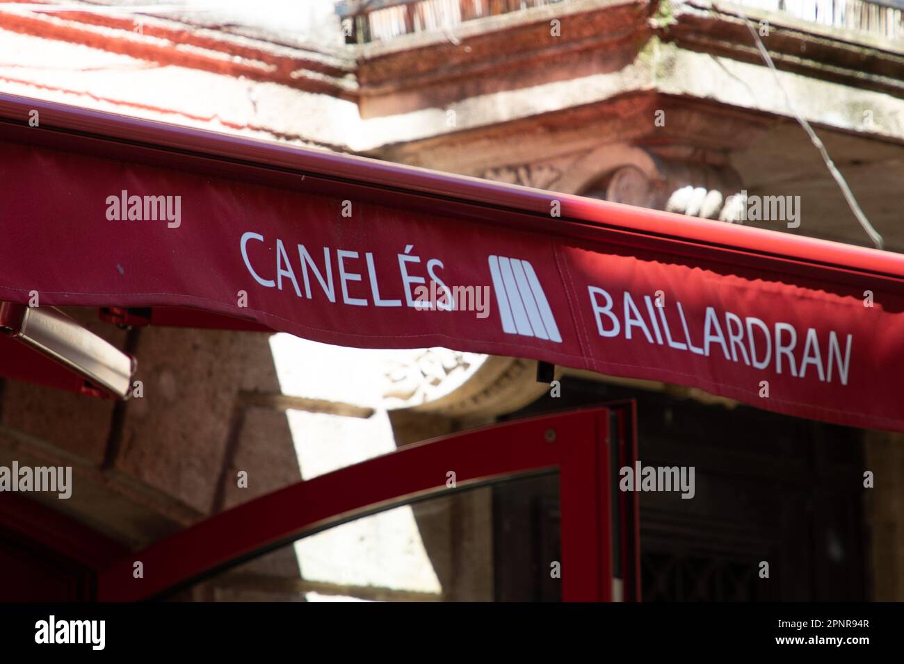 Bordeaux , Aquitaine France - 04 17 2023 : Baillardran caneles logo et ...