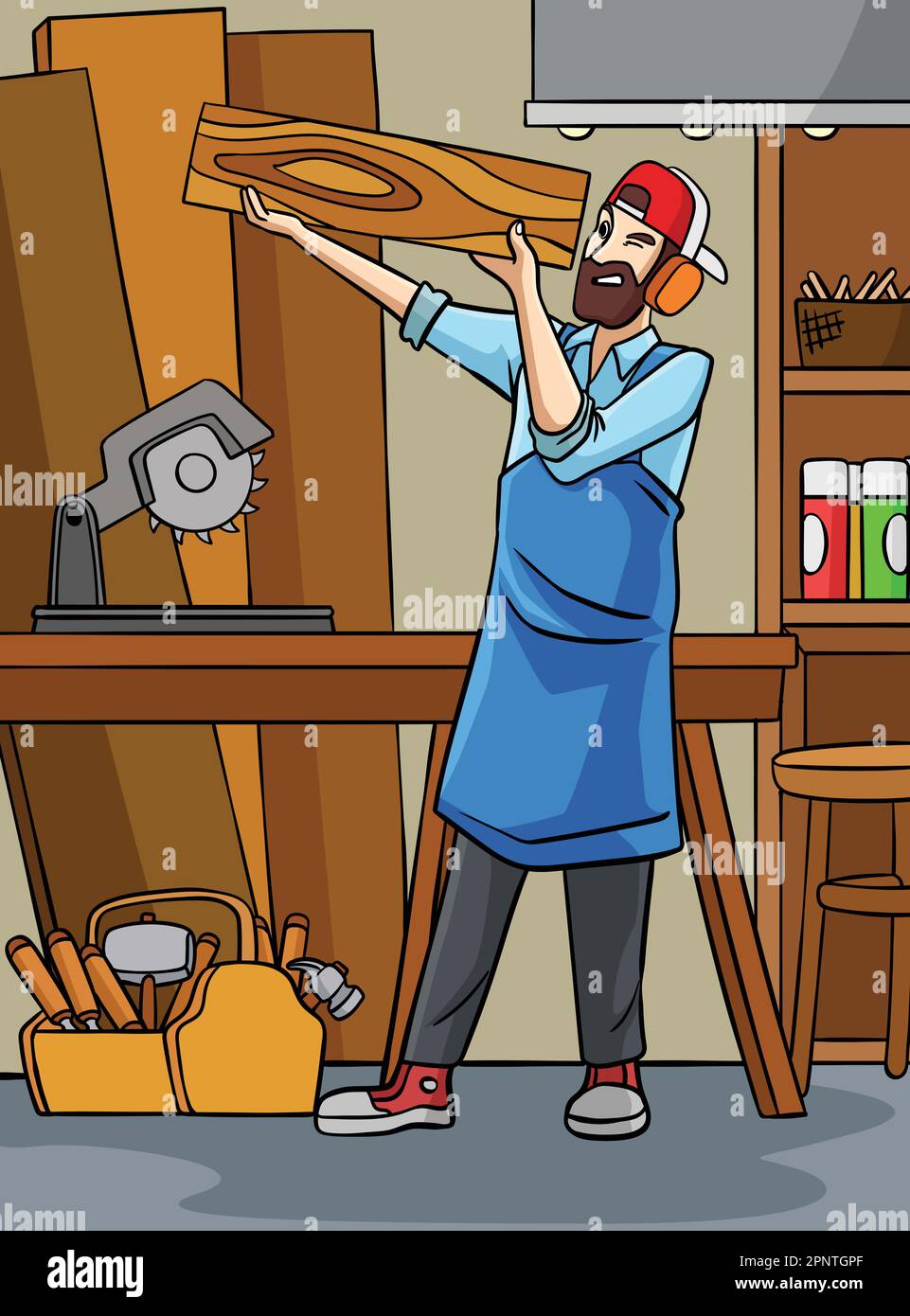 Menuisier dessin animé Banque de photographies et d’images à haute ...