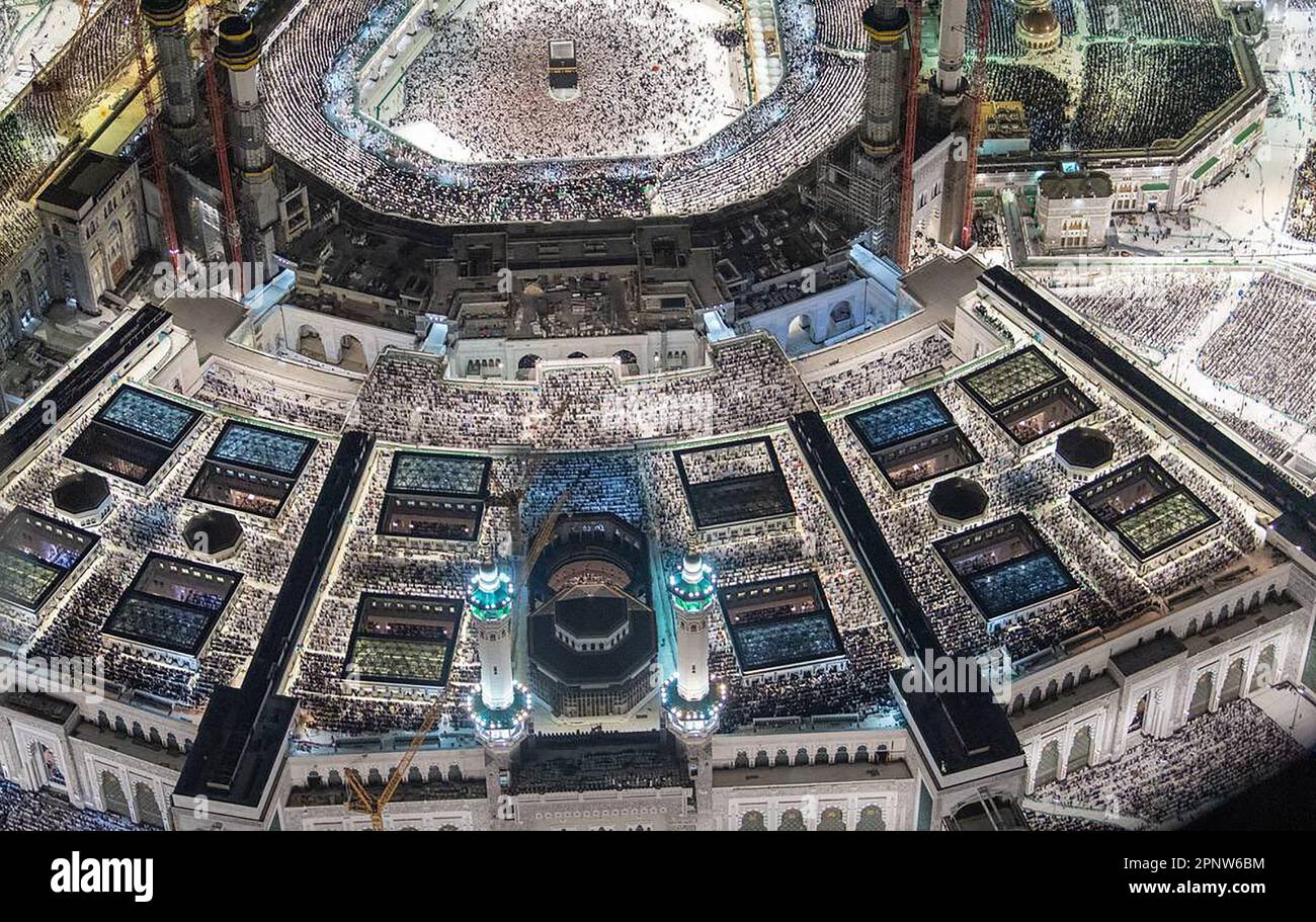 La Mecque, Arabie Saoudite. 19 avril 2023. Une vue aérienne montre les ...