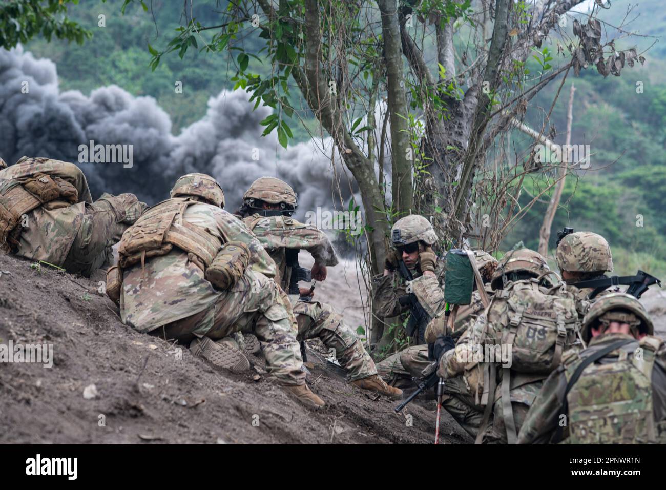 ÉTATS-UNIS Les soldats, avec la Division d'infanterie de 25th ...