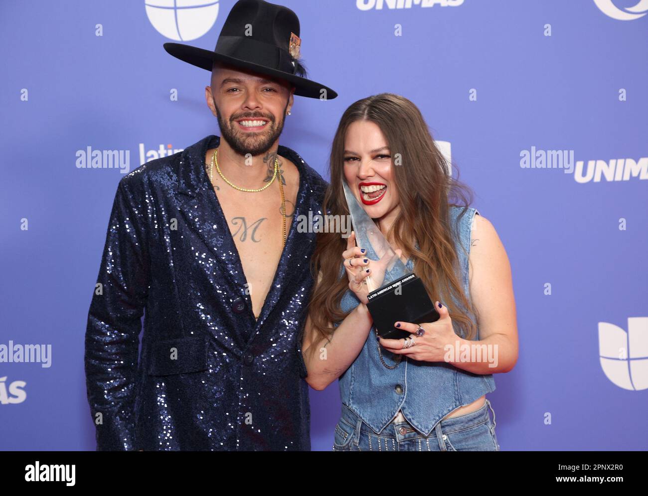 Las Vegas, États-Unis. 20th avril 2023. Jesse Huerta et Joy Huerta de ...