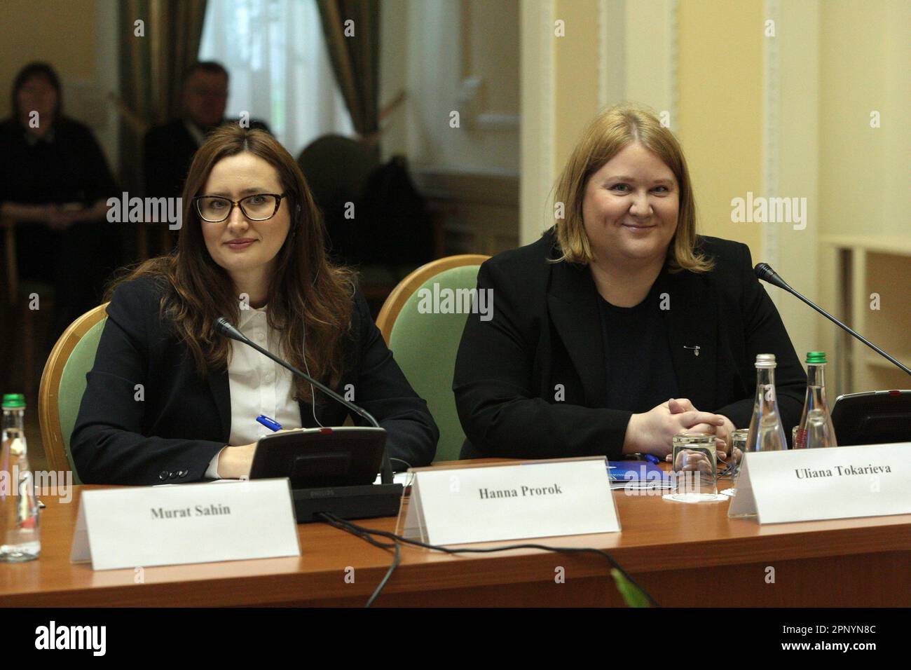 KIEV, UKRAINE - le 20 AVRIL 2023 - les vice-ministres de la politique ...
