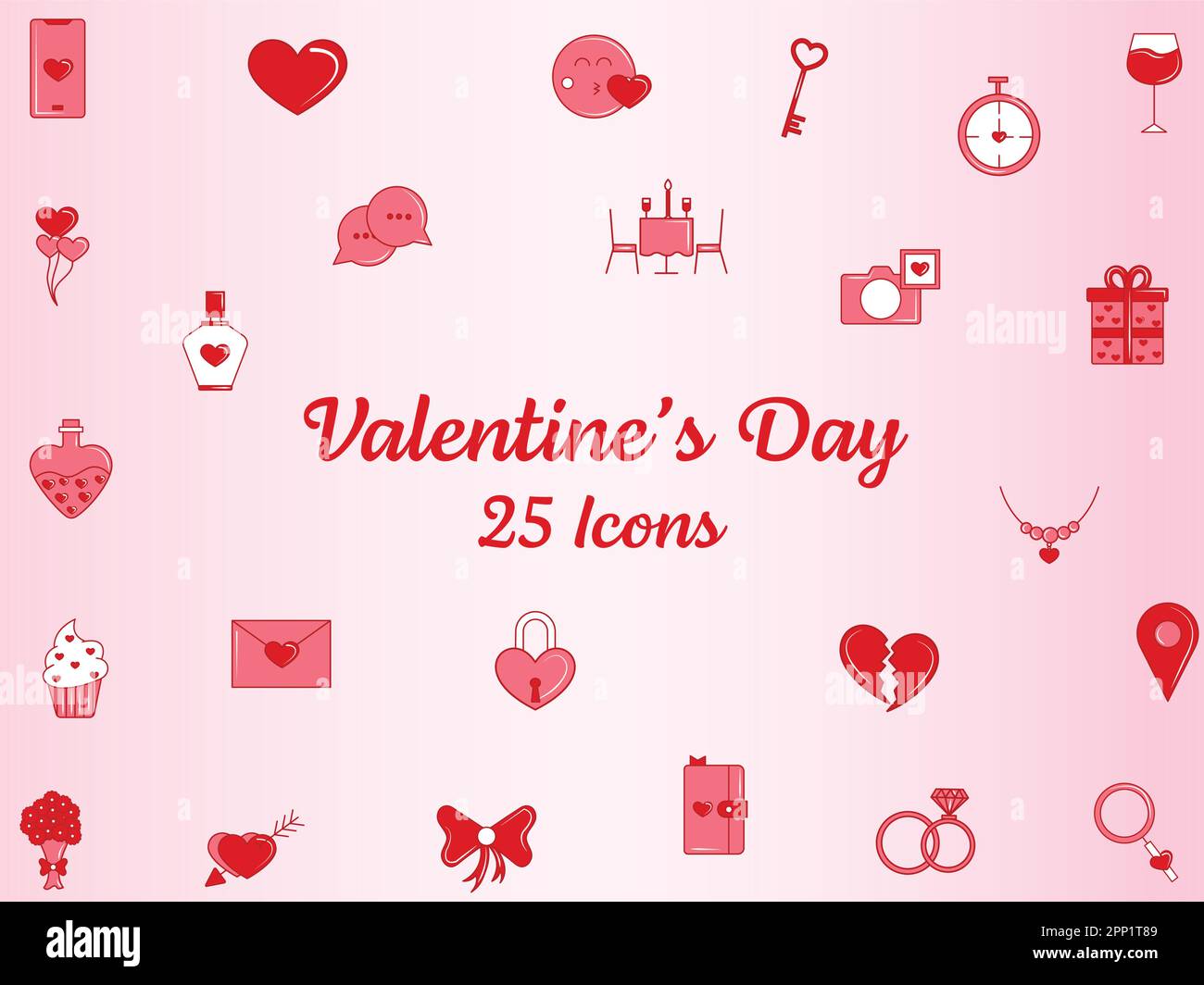 Carte de voeux saint valentin vin rouge Banque d'images vectorielles ...