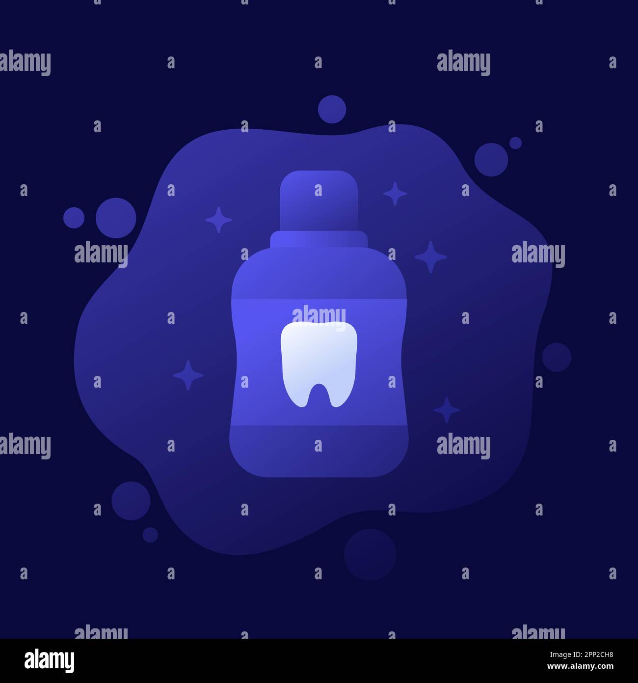 Rincer la bouche Banque d'images vectorielles - Alamy