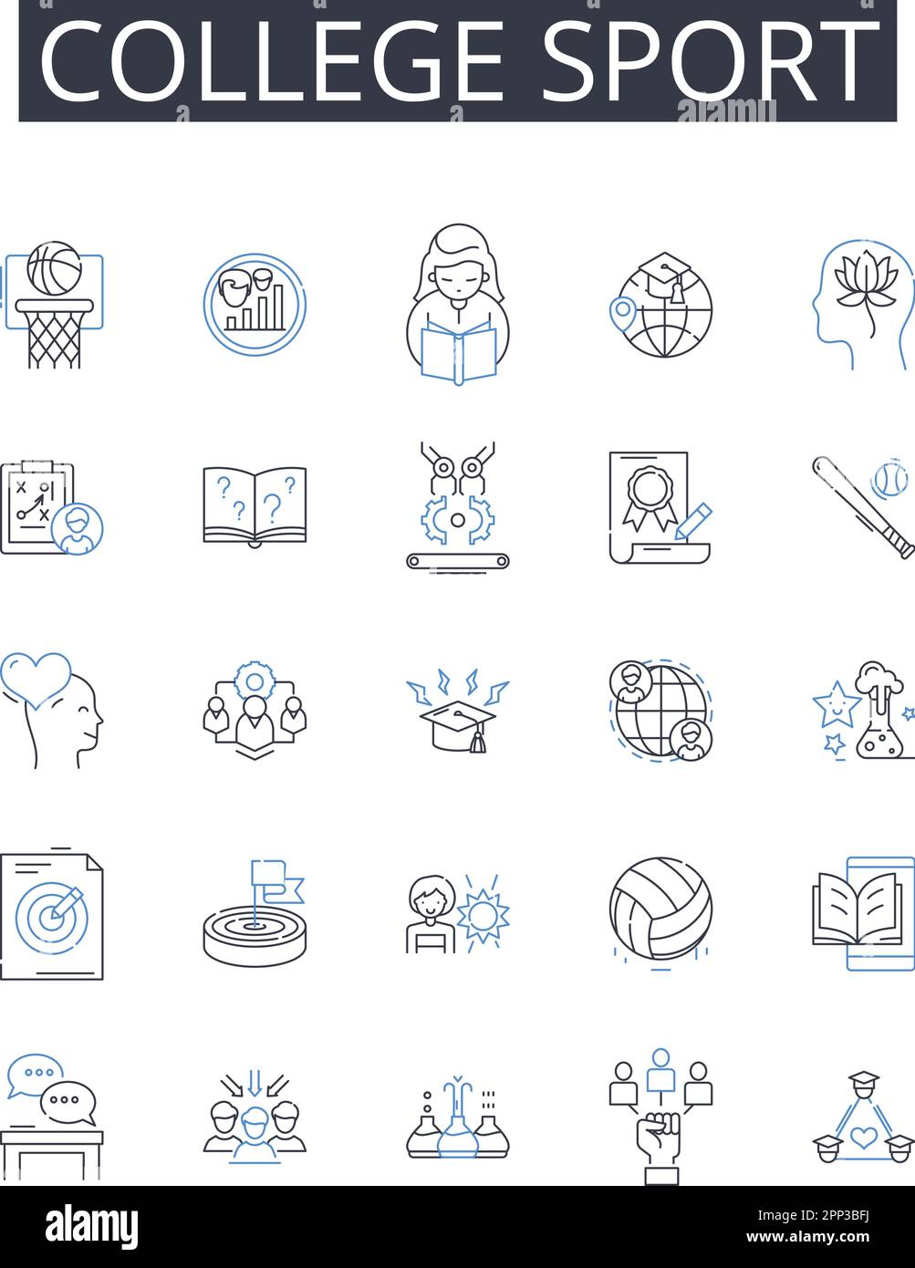 Athlétisme universitaire Banque d'images vectorielles - Alamy