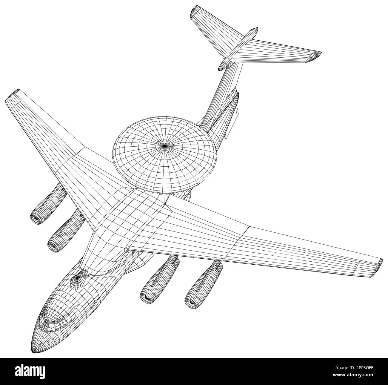 Radar aéroporté Banque d'images vectorielles - Alamy