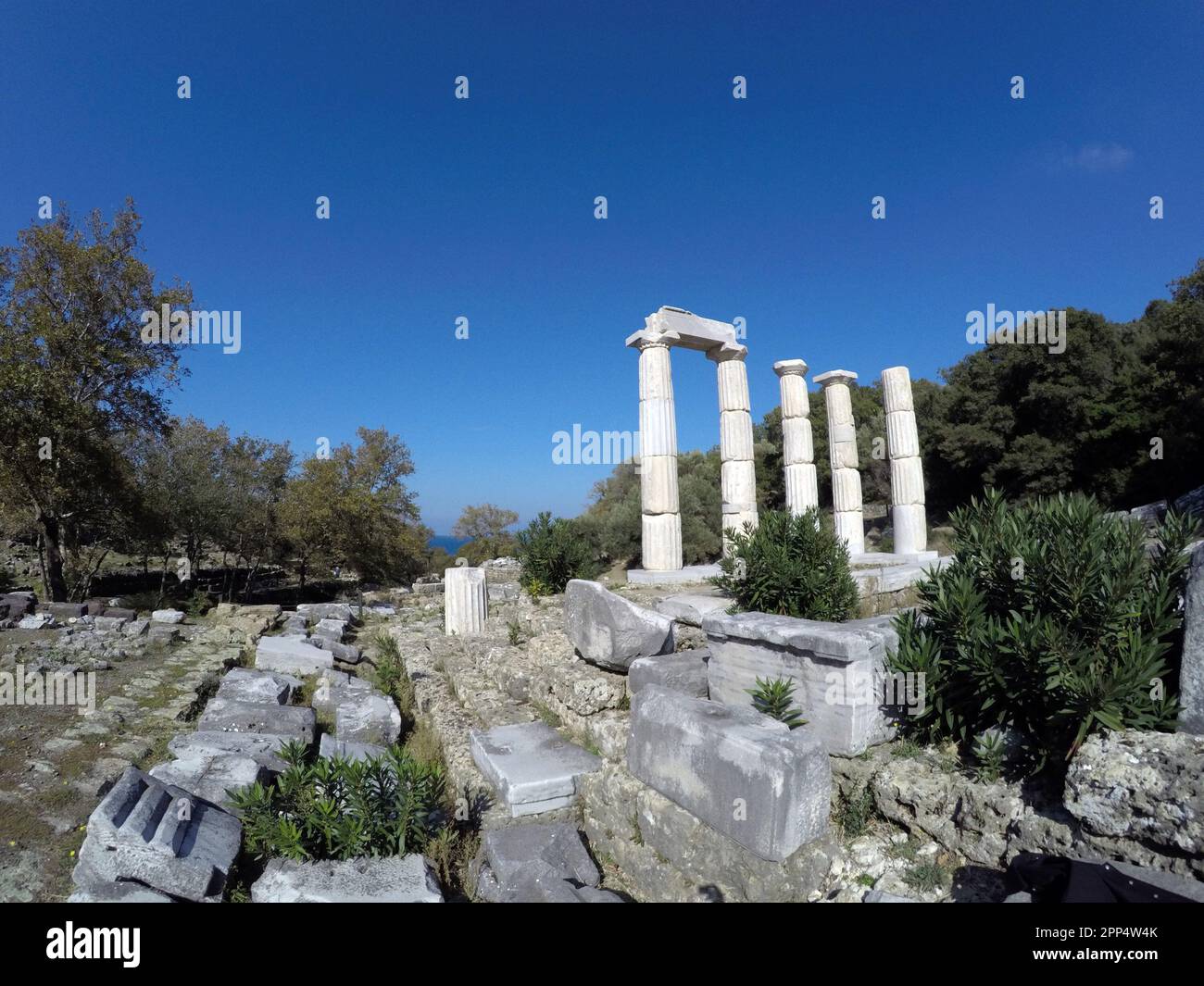 Complexe du temple samothrace Banque de photographies et d’images à ...