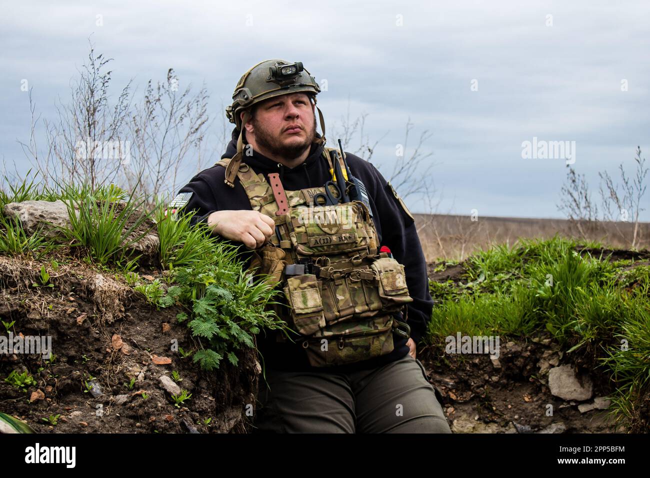 STU Miller, déméner de L'équipe EOD DE SOLI. Ils ont défriché les mines ...