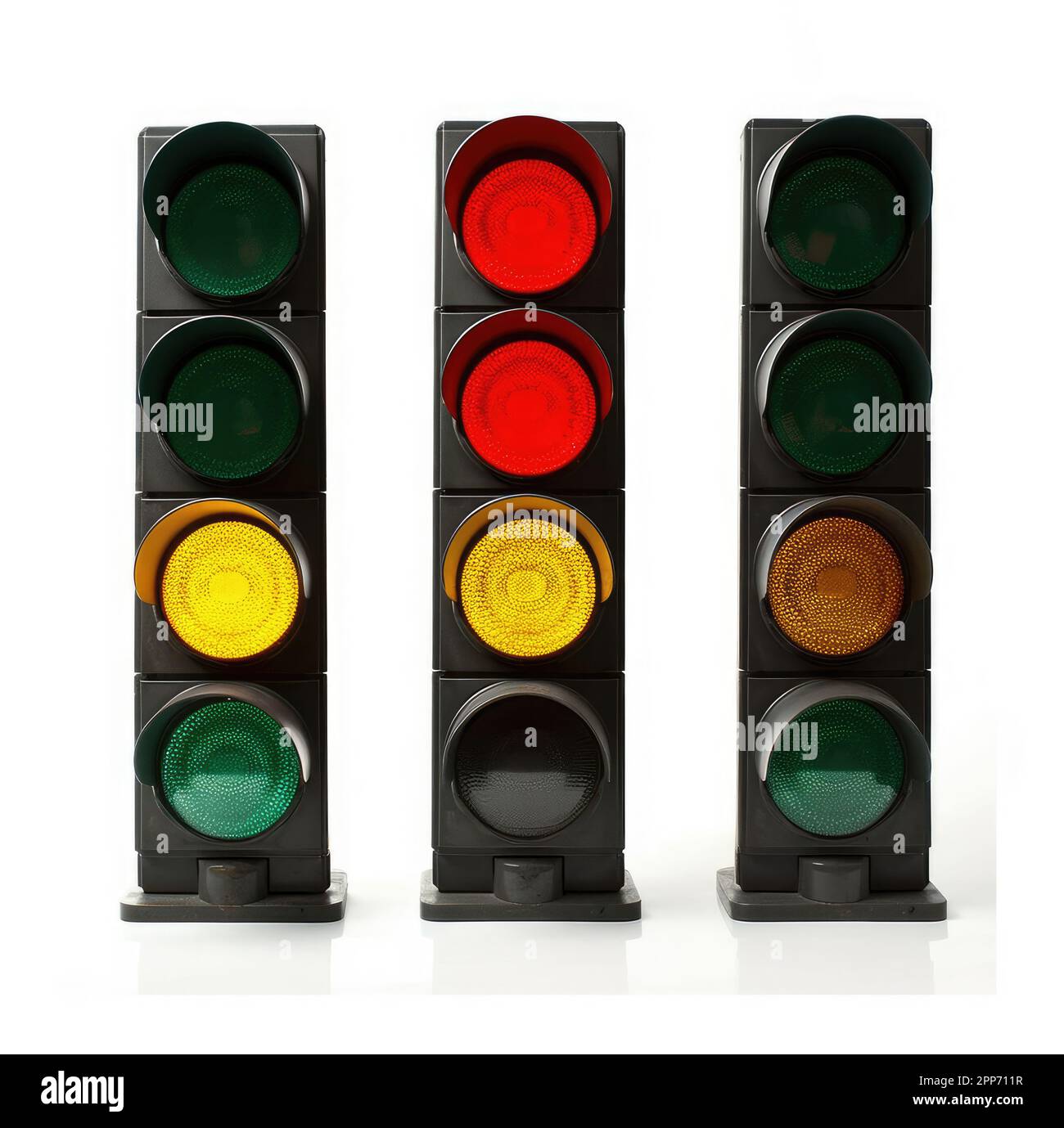Feux de circulation à la jonction Banque d'images détourées - Alamy