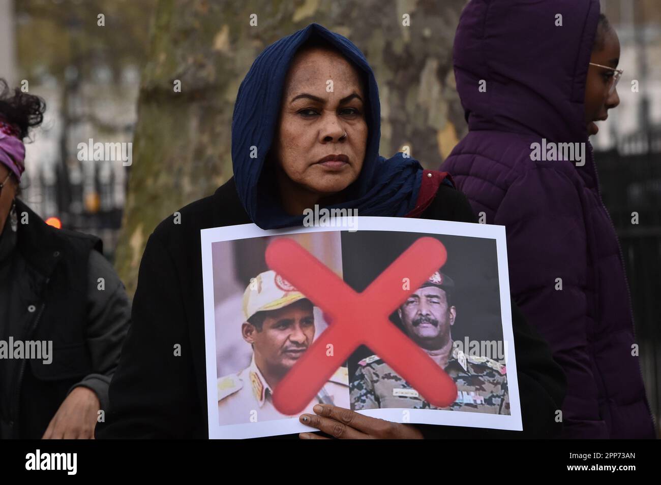 Londres, Angleterre, Royaume-Uni. 22nd avril 2023. Les manifestants se sont rassemblés devant ...