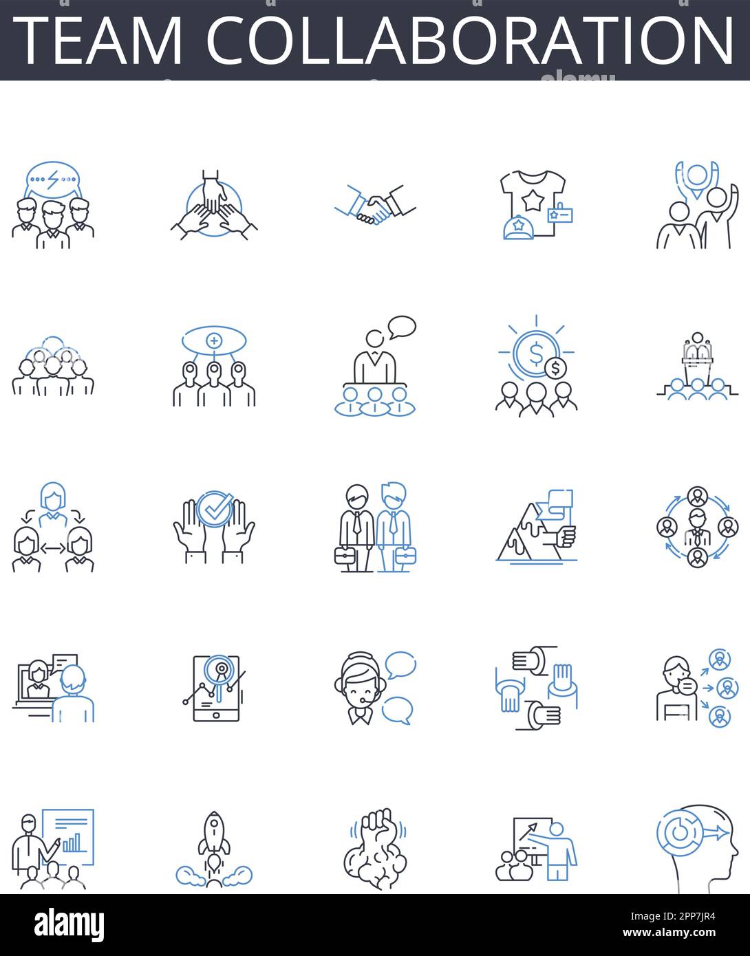 Prise en charge combinée Banque d'images vectorielles - Alamy