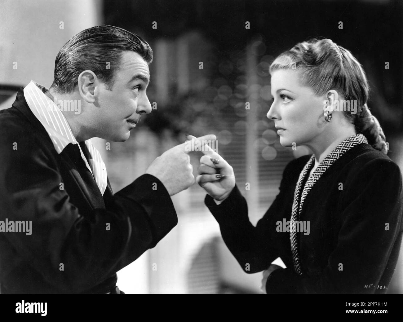 GEORGE BRANT et ANN SHERIDAN en LUNE DE MIEL POUR TROIS 1941 ...