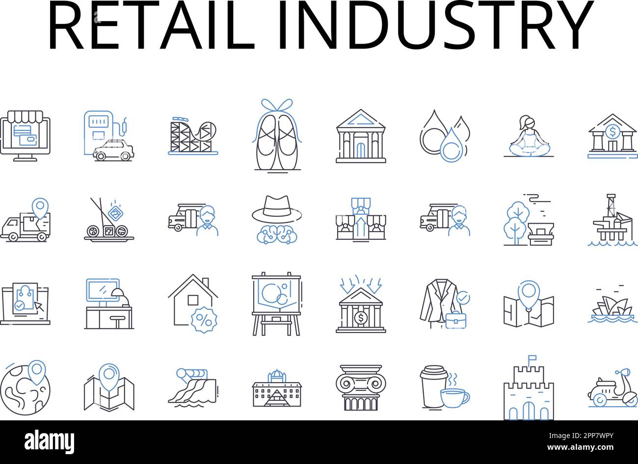 Secteur banque et assurance Banque d'images vectorielles - Alamy