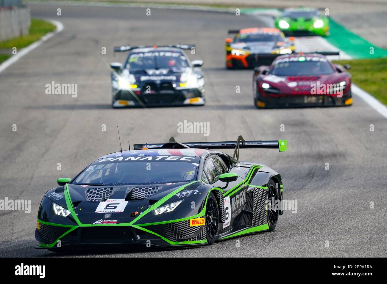 Monza, Italie. 23rd avril 2023. Le K-Pax Racing #6 Lamborghini Huracan ...