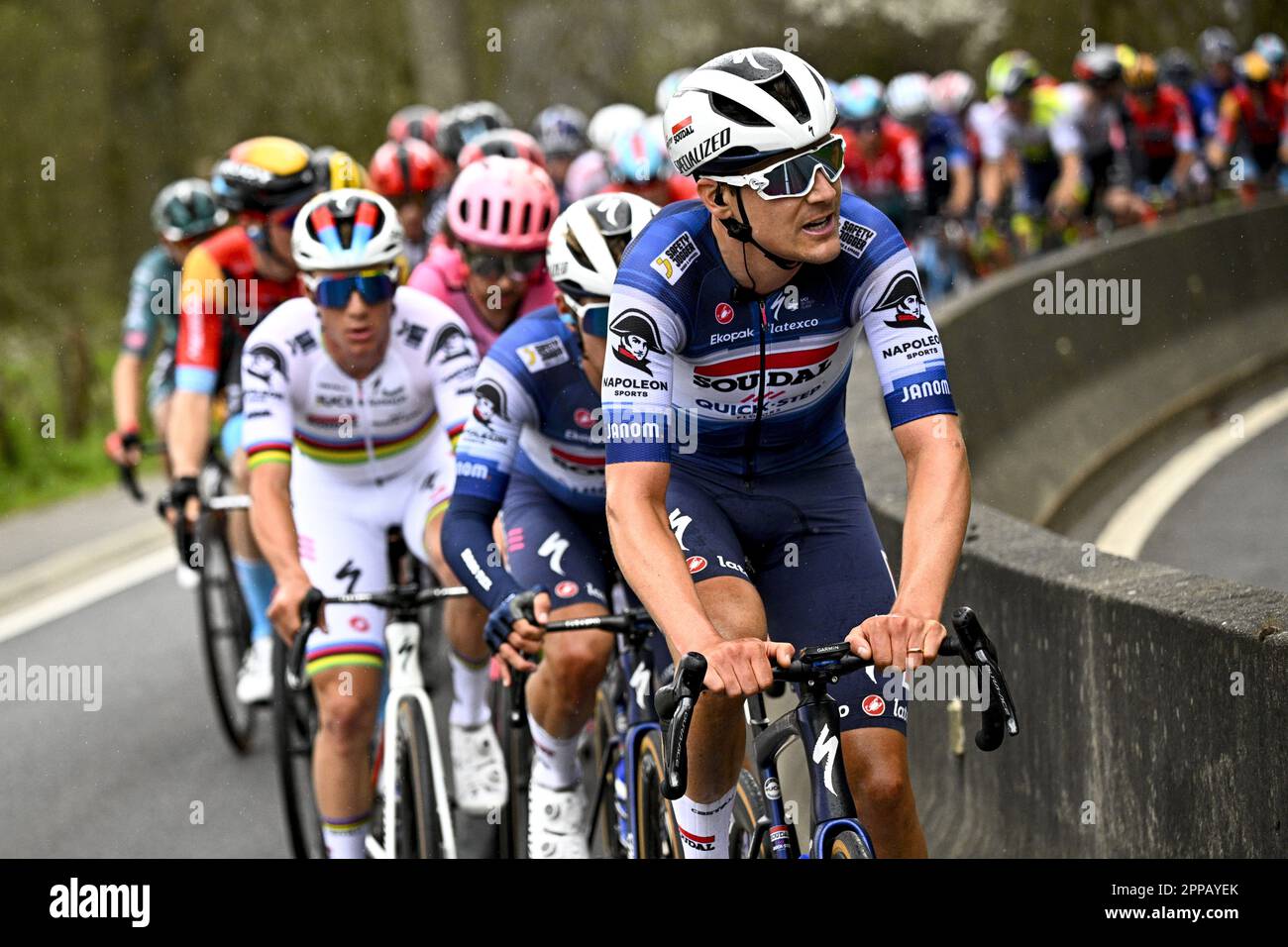 Liège, Belgique. 23rd avril 2023. Belge Louis Vervaeke de Soudal Quick ...