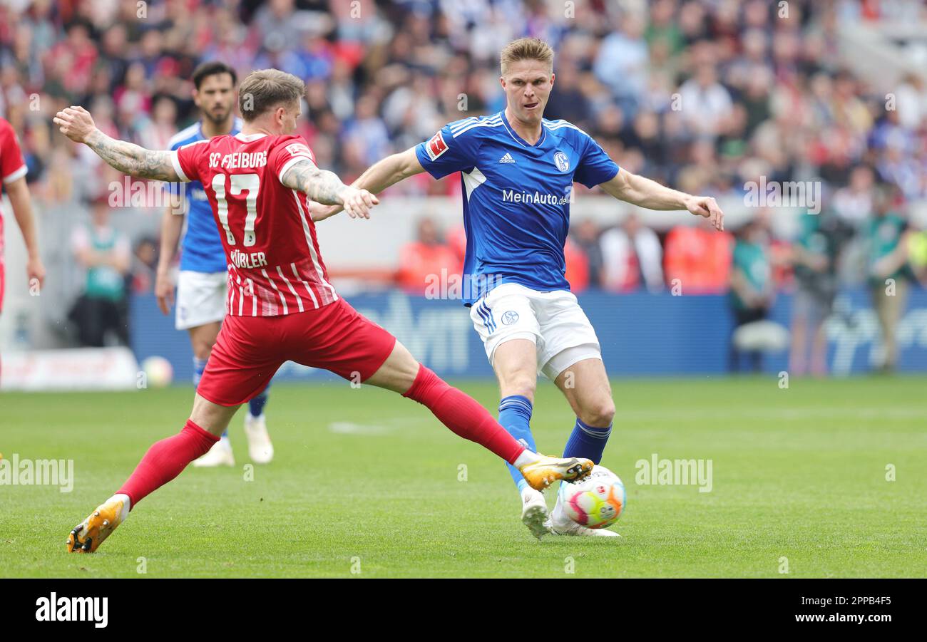 Fribourg, Allemagne. 23rd avril 2023. Firo: 04/23/2023, football, 1st ...