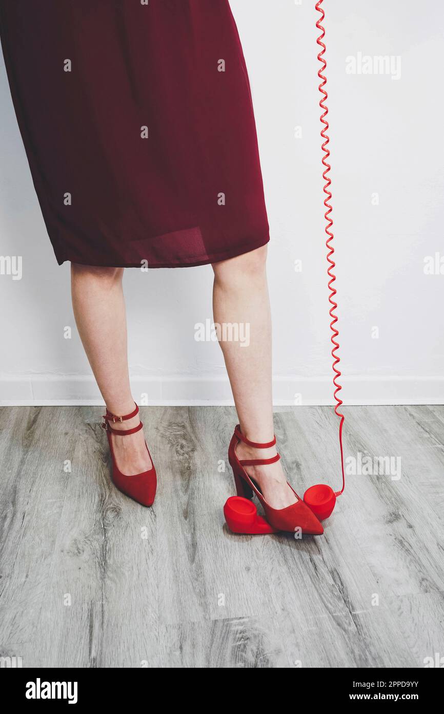 Femme talons aiguilles Banque de photographies et d’images à haute ...