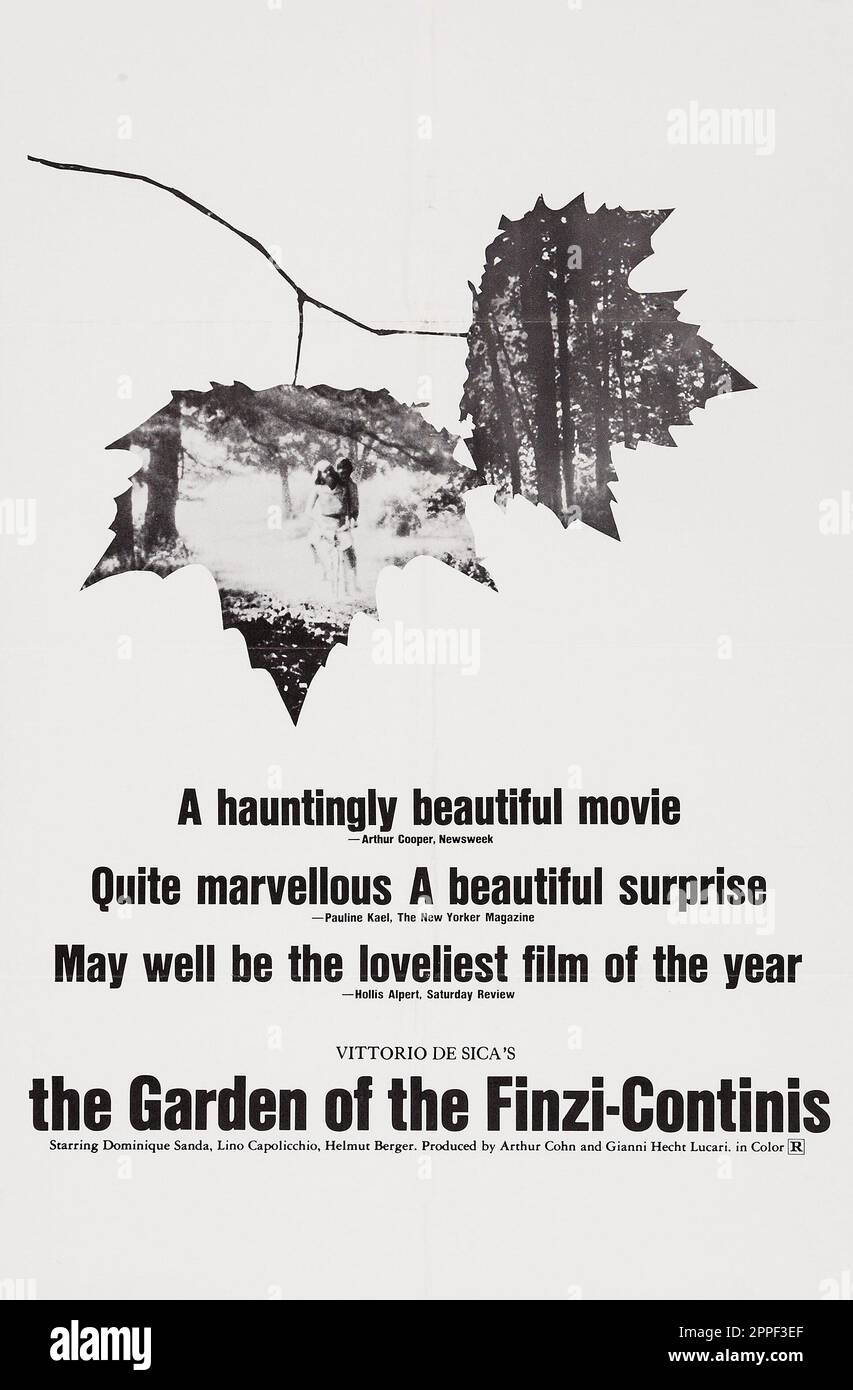 LE JARDIN DES FINZI-CONTINIS (1970) -TITRE ORIGINAL: IL GIARDINO DEI ...