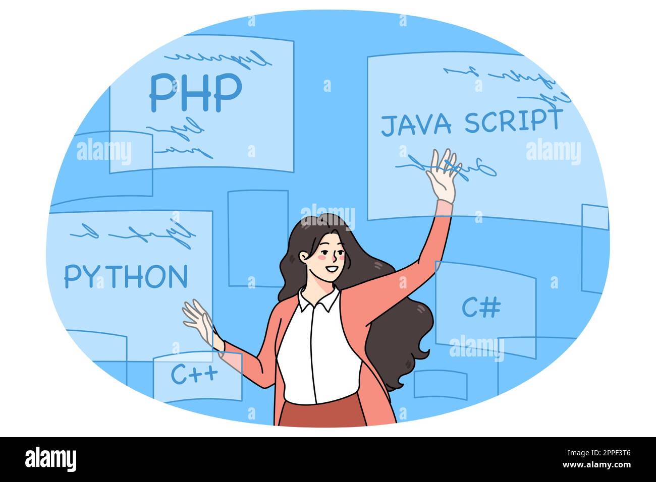 Scripts java Banque d'images vectorielles - Alamy