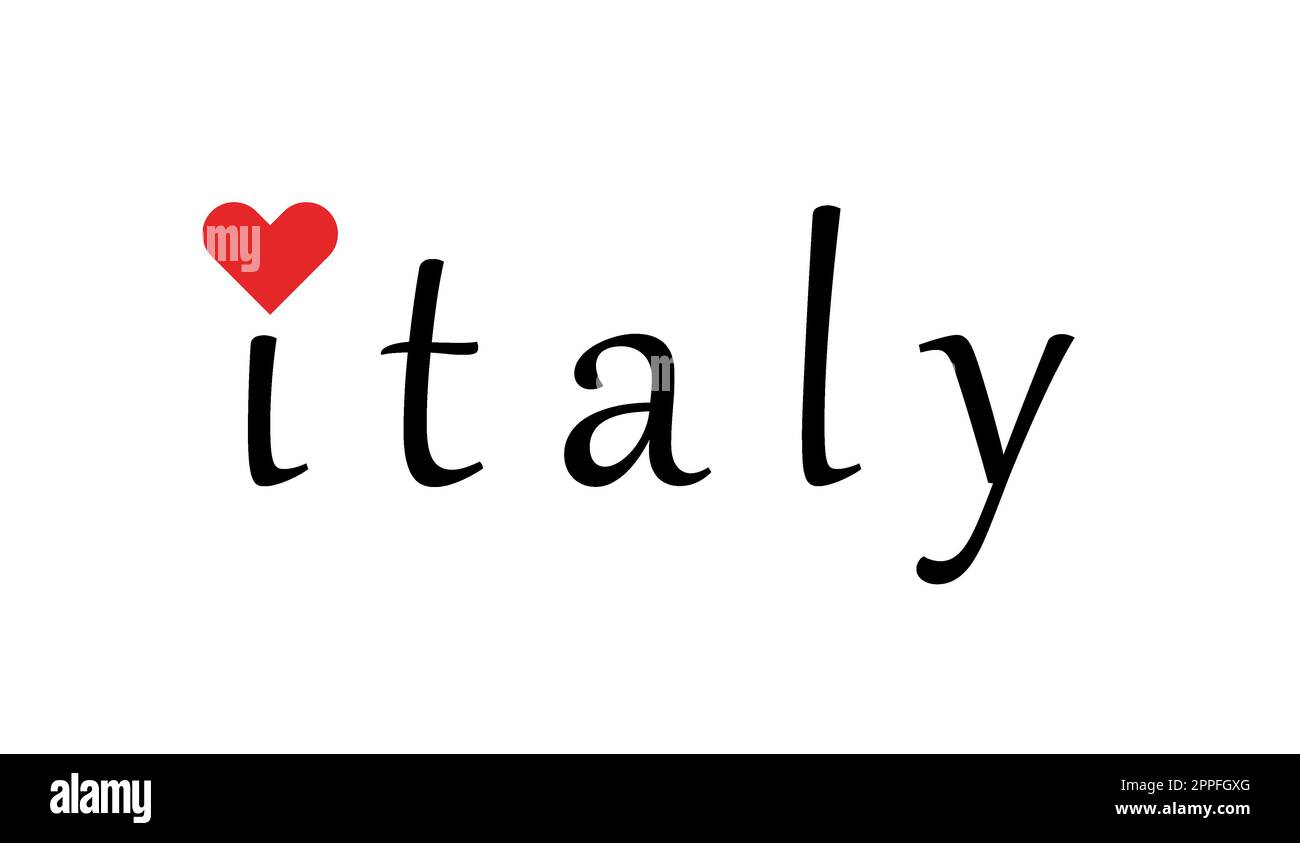 Love italy Banque de photographies et d’images à haute résolution - Alamy