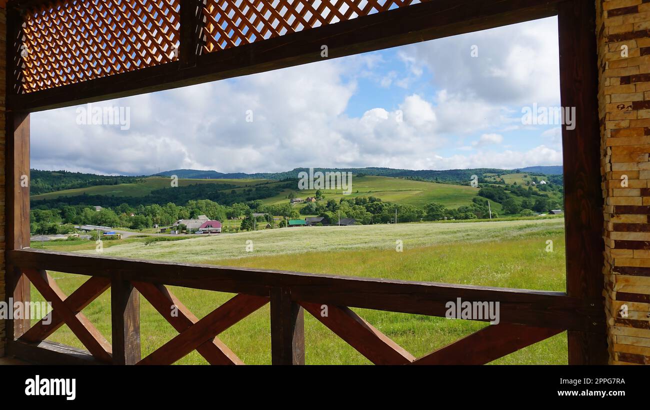 Lever du soleil des montagnes des carpates Banque de photographies et d ...