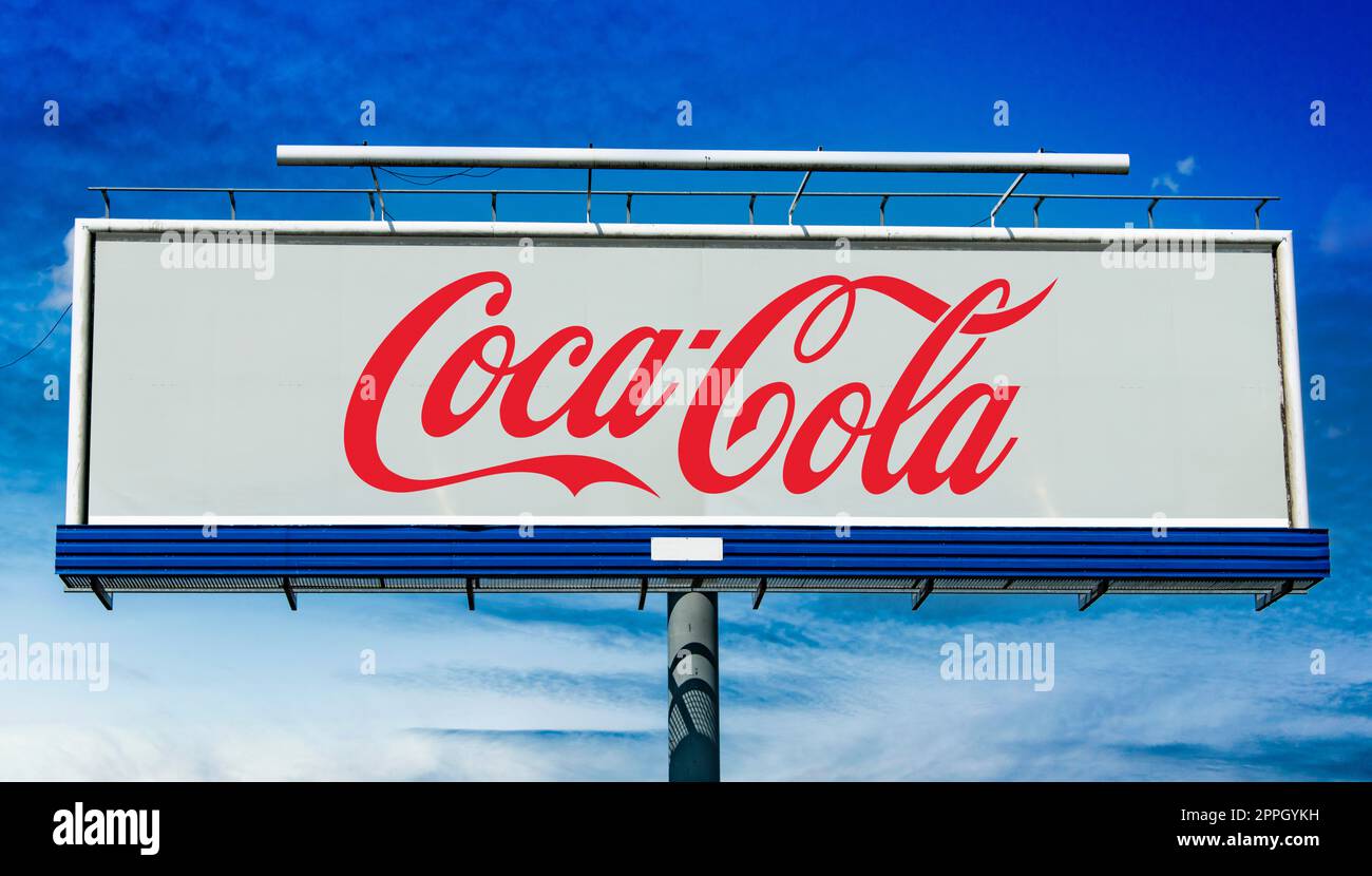 Logo de coca cola logo de coca cola Banque de photographies et d’images ...